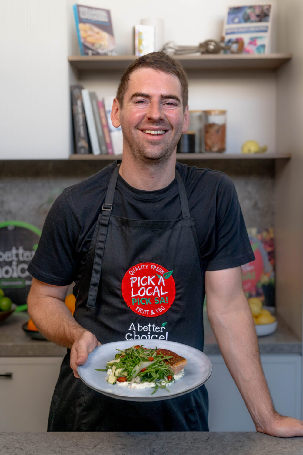Callum Hann’s Cajun Salmon with Pear Salad & Dill Yoghurt ...